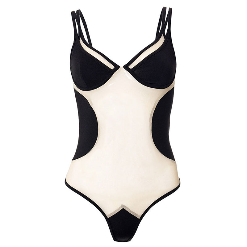 Sheer High Cut Bodysuit